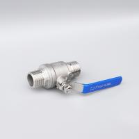 China Manual 2PC Ball Valve with Male/Male Thread Connection 304 Stainless Steel from Direct for sale