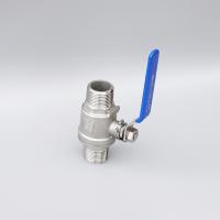 China Manual 2PC Ball Valve with Male/Male Thread Connection 304 Stainless Steel from Direct for sale