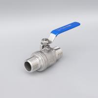 China Manual 2PC Ball Valve with Male/Male Thread Connection 304 Stainless Steel from Direct for sale