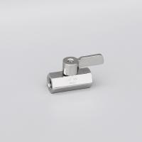 China Miniature Mini Ball Valve with Manual 304 All Steel Female and Male Thread Connection for sale