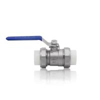 China 304 Stainless Steel Double Union PPR Switch Hot Melt Ewelding Full Bore Function Chinese for sale