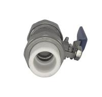 China 304 Stainless Steel Double Union PPR Switch Hot Melt Ewelding Full Bore Function Chinese for sale