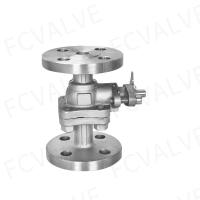 China Manual 304/316 Stainless Steel Flange Ball Valve with PN1.0-32.0MPa Nominal Pressure for sale