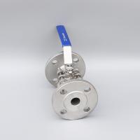 China 304/316 Stainless Steel 3PC Flanged Ball Valve Manual Normal Temperature US 12.7/Piece for sale