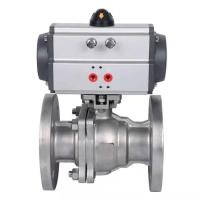 China ISO 9001 Standard Straight Through Type Flange Ball Valve for Stainless Steel 304/316 for sale