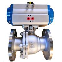 China ISO 9001 Standard Straight Through Type Flange Ball Valve for Stainless Steel 304/316 for sale