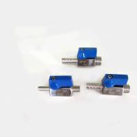 China 304/316 Stainless Steel Mini Ball Valve Nozzle High Pressure with Thread Connection for sale