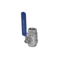 China Stainless Steel 304/316 2PC Ball Valve NPT/Bsp/BSPT/DIN Thread Water Industrial Usage for sale