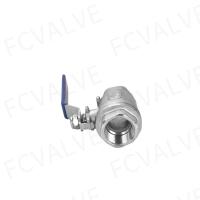 China Stainless Steel 304/316 2PC Ball Valve NPT/Bsp/BSPT/DIN Thread Water Industrial Usage for sale