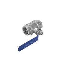 China Stainless Steel 304/316 2PC Ball Valve NPT/Bsp/BSPT/DIN Thread Water Industrial Usage for sale