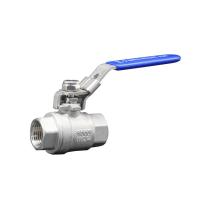 China Manual 304 Stainless Steel 2PC Ball Valve with Lock Model NO. Q11F-16/64P and Easy for sale