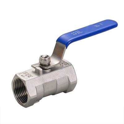 China 1PC Stainless Steel Ball Valve with Handle CF8/CF8m Trusted by Customers Worldwide for sale