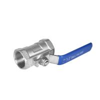 China 1PC Stainless Steel Ball Valve with Handle CF8/CF8m Trusted by Customers Worldwide for sale