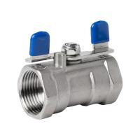 China Stainless Steel Butterfly Type 1PC Ball Valve for Thread End Connection and Oil Media for sale