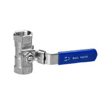 China Structure Floating Ball Valve Model NO. Q11F-16P with Locking 1PC Stainless Steel for sale