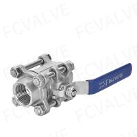 China 3PC Full Port Thread Ball Valve with Industrial Usage and Thread Connection Form for sale