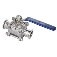 China Full Bore 3PC Clamp Ball Valve Model NO. Q81F for Normal Temperature Requirement for sale