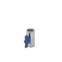 China 304/316 Stainless Female Thread Steel Mini Ball Valve with Butterfly Handle ISO 9001 for sale