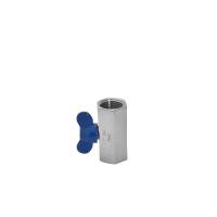 China 304/316 Stainless Female Thread Steel Mini Ball Valve with Butterfly Handle ISO 9001 for sale