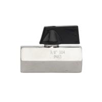 China BSPT End Connection Mini Ball Valve made of 304 Stainless Steel for Household Usage for sale