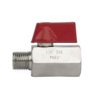 China CIF Mini Ball Valve Pn63 Control Valve Male Female Threaded CF8 CF8m for Industrial for sale