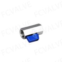China End Connection NPT Stainless Steel Mini Ball Valve Pn63 Female/Female Thread for sale
