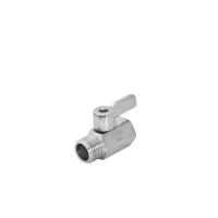 China Full Bore Valve Stainless Steel Handle Female Male Threaded Manual Mini Ball Valve for sale