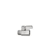 China Full Bore Valve Stainless Steel Handle Female Male Threaded Manual Mini Ball Valve for sale