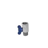 China Straight Through Type Butterfly Handle Mini Ball Valve with NPT/Bsp Thread and Durable for sale