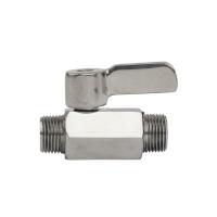 China Water Fittings Mini Ball Valve with Stainless Steel Handle and Model NO. Q11F-63P for sale