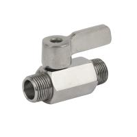 China Water Fittings Mini Ball Valve with Stainless Steel Handle and Model NO. Q11F-63P for sale