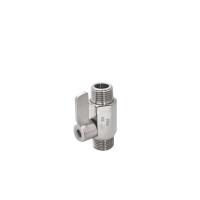 China Water Fittings Mini Ball Valve with Stainless Steel Handle and Model NO. Q11F-63P for sale