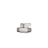 China Water Fittings Mini Ball Valve with Stainless Steel Handle and Model NO. Q11F-63P for sale