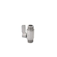 China Water Fittings Mini Ball Valve with Stainless Steel Handle and Model NO. Q11F-63P for sale