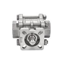 China Industrial Usage 3PC Stainless Steel Ball Valve with ISO 5211 at Competitive Cost for sale