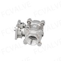 China DN15-DN50 Stainless Steel Gland 3PC High Plateform Ball Valve with ISO 9001 Standard for sale