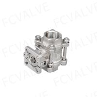 China DN15-DN50 Stainless Steel Gland 3PC High Plateform Ball Valve with ISO 9001 Standard for sale