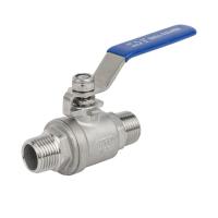 China Full Bore 2PC Male Threaded Ball Valve Stainless Steel 304 316 1000wog PN1.0-32.0MPa for sale