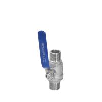 China Full Bore 2PC Male Threaded Ball Valve Stainless Steel 304 316 1000wog PN1.0-32.0MPa for sale