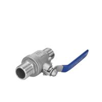 China Stainless Steel 304 2PC Ball Valve NPT Thread M/M for Food and Beverage Industry for sale