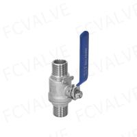 China Customized Support Stainless Steel Water Treatment Male to Male Thread 2PC Ball Valve for sale