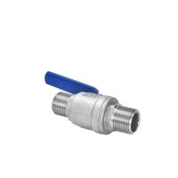 China Customized Support Stainless Steel Water Treatment Male to Male Thread 2PC Ball Valve for sale
