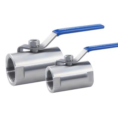 China Thickened Body 304 Stainless Steel One-Piece Ball Valve EXW Term Straight Through Type for sale