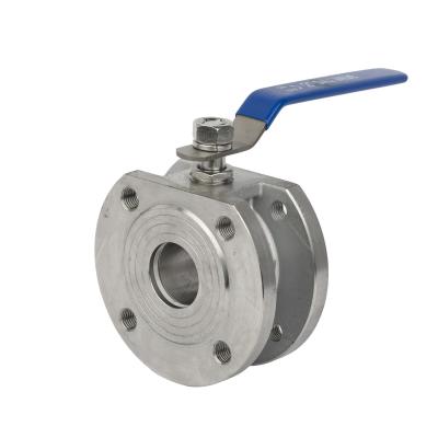 China ISO 9001 Standard Flange Ball Valve with 304/316 Stainless Steel Thin End and Function for sale