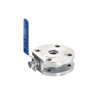 China PN1.0-32.0MPa Italian Type 304 Stainless Steel Ultra-Thin Flange Ball Valve for Industrial for sale