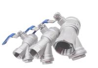 China Y Filter Stainless Steel Ball Valve for Threaded Connection Form in Water Pipe System for sale