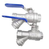 China CF8 Filter Ball Valve with Customization and Competitive Shipping Cost for sale