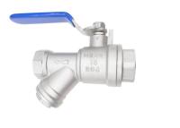 China CF8 Filter Ball Valve with Customization and Competitive Shipping Cost for sale