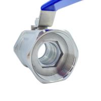 China Nominal Pressure Pn16 304 1PC Stainless Steel Ball Valve with Manual Driving Mode for sale