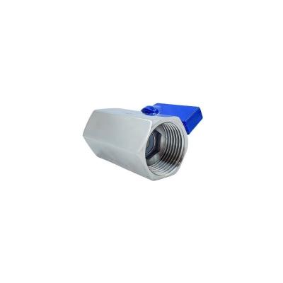 China Stainless Steel 304/316 Double Femal Thread Mini Ball Valve for Water Manual Operation for sale